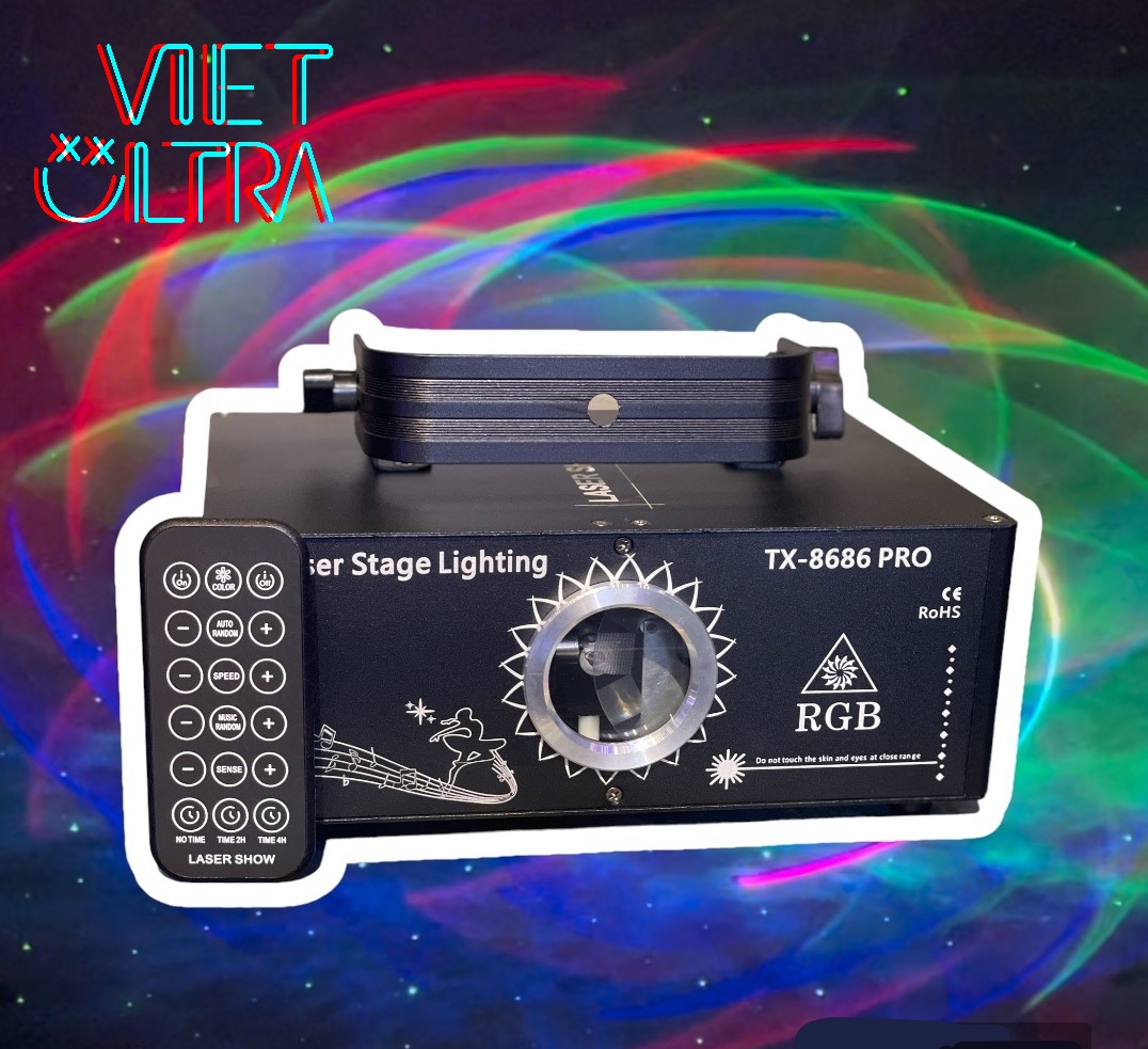 Đèn Laser TX 8686 Pro - Siêu Phẩm Laser Bay Phòng - VIET ULTRA